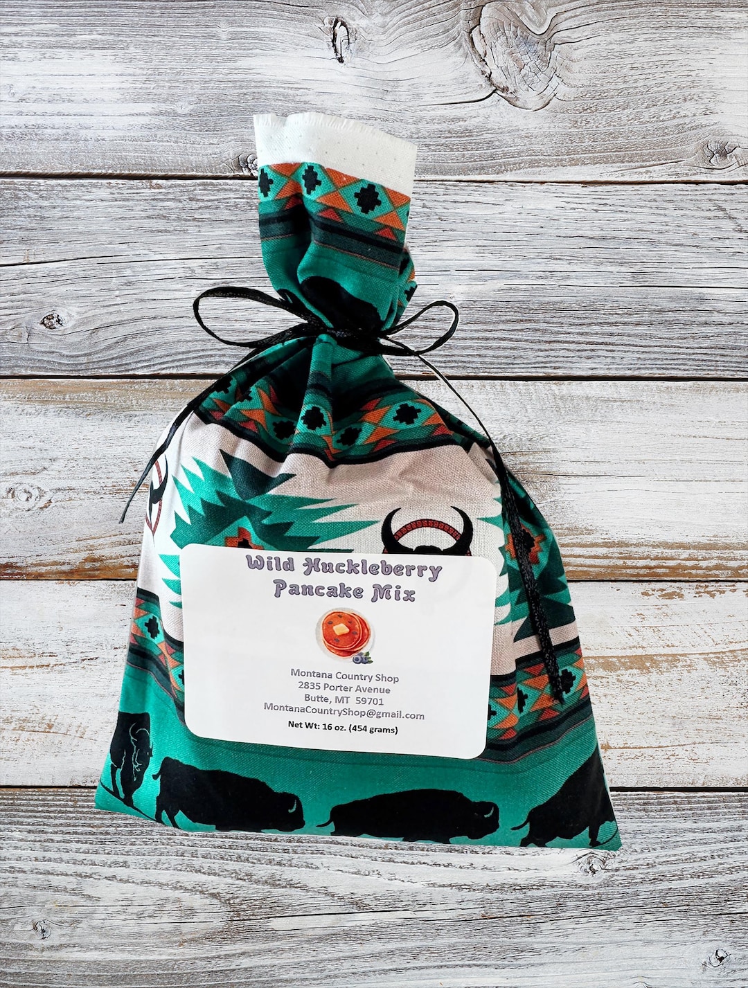 Wild Huckleberry Pancake Mix in a Cute Handmade Bag - Just Add Water ...