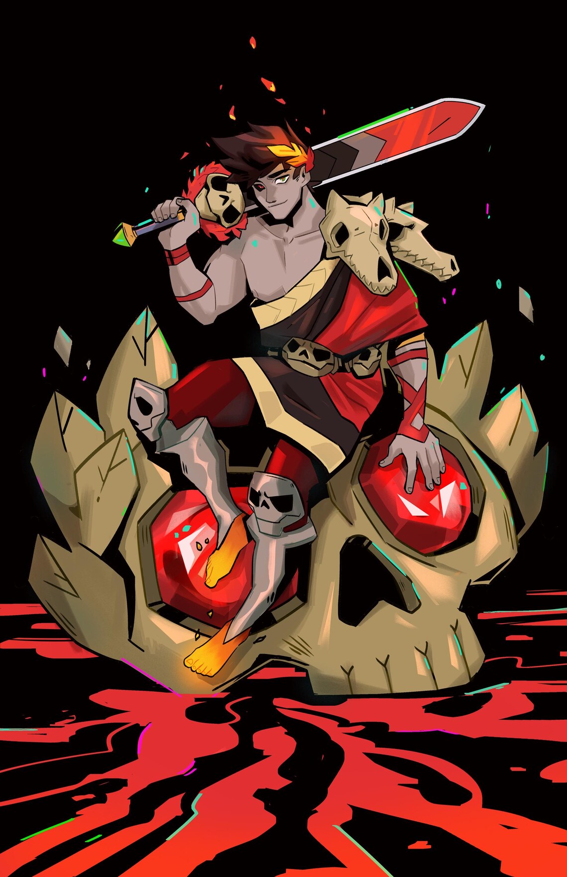 Hades Zagreus Mini Print - Etsy