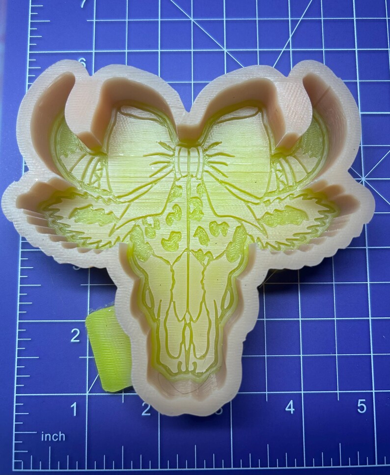 Bow Bull Skull Freshie Mold - Etsy