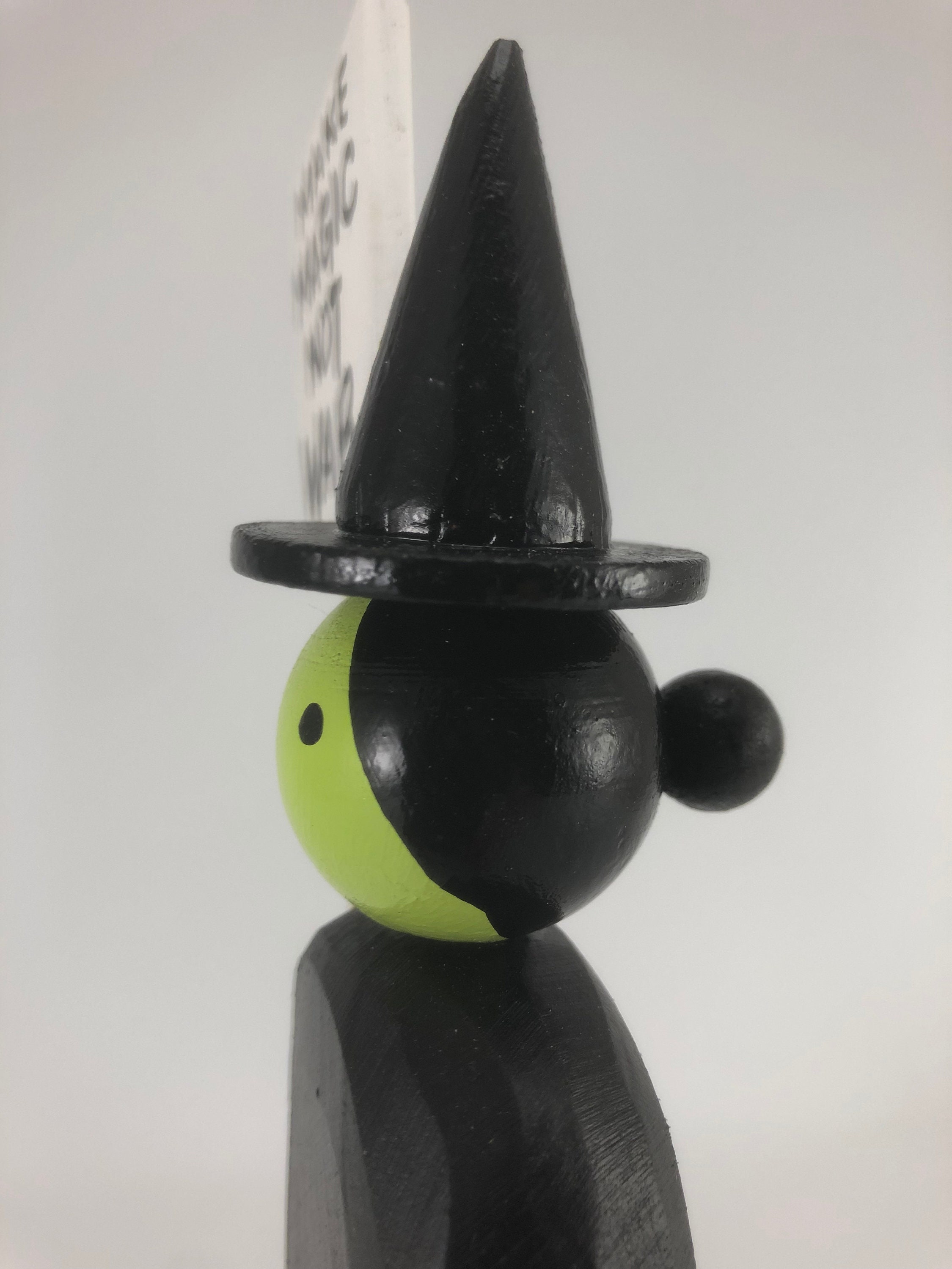 Picketing Witch Figure Halloween Witch Witch Decoration | Etsy