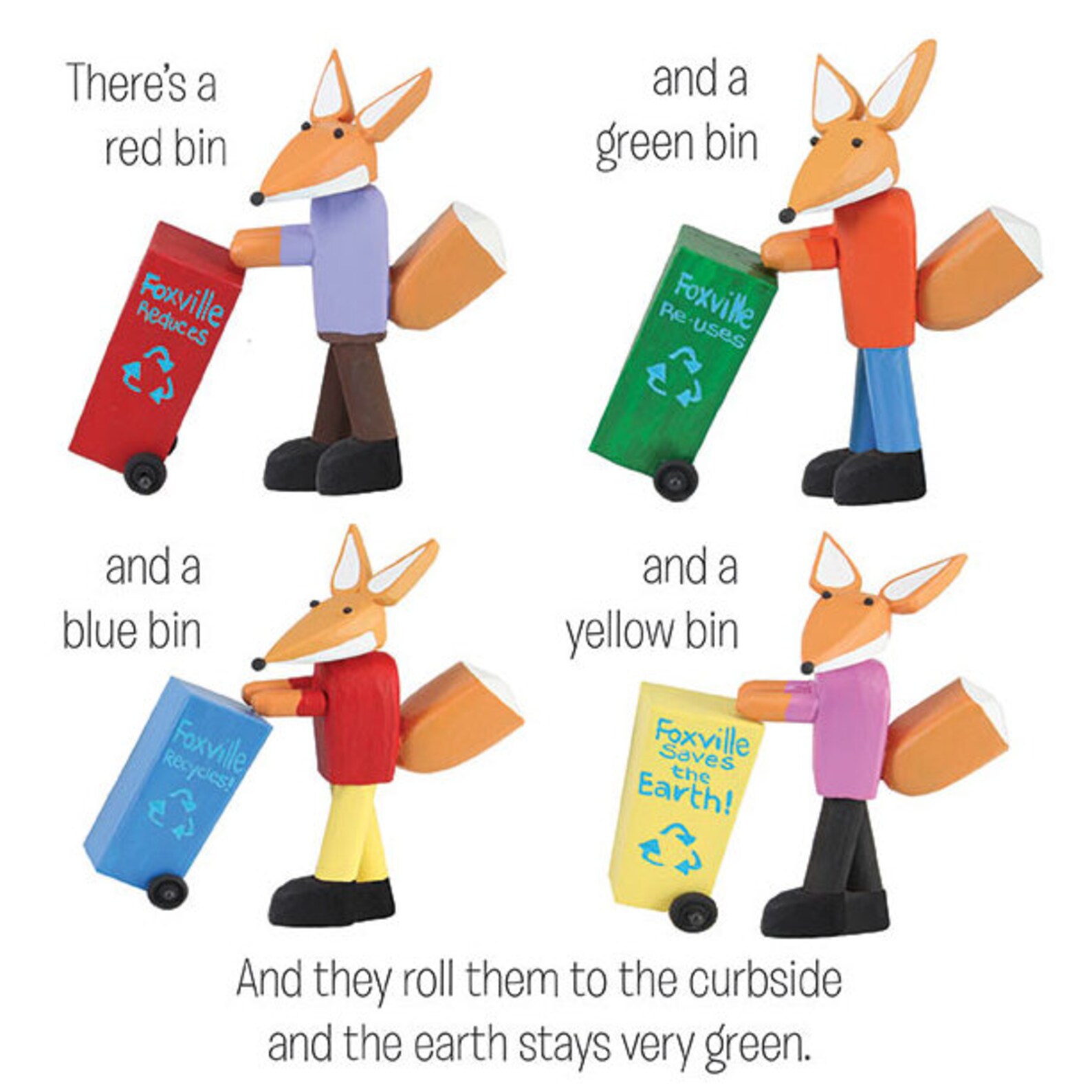 Little Foxes Book About Recycling for Young Readers and Adults - Etsy