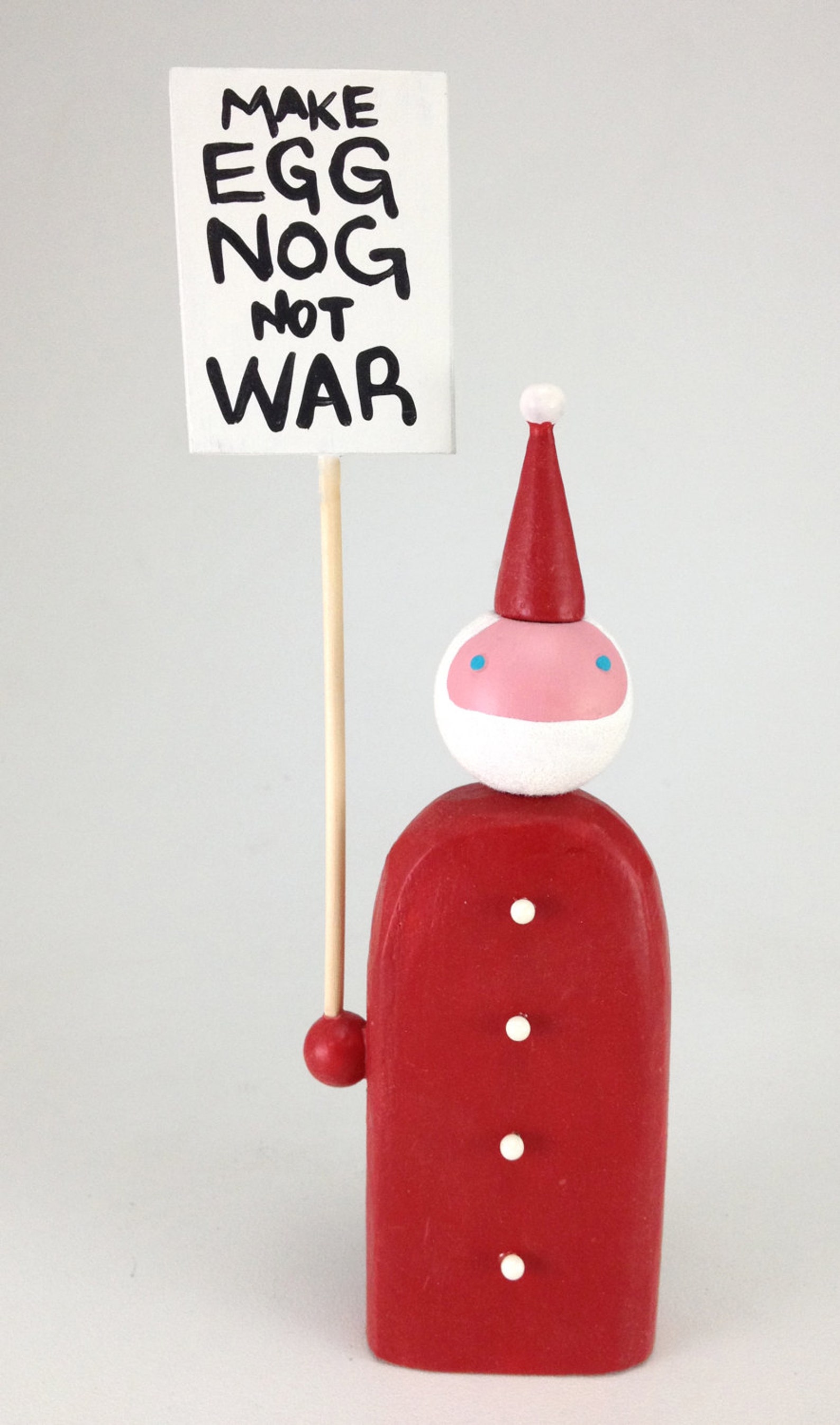 Holiday Santa Rabbi or Elf Figures with Custom Signs | Etsy