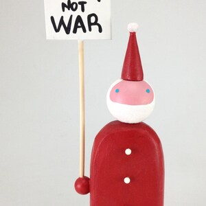 Holiday Santa, Rabbi or Elf Figures With Custom Signs - Etsy