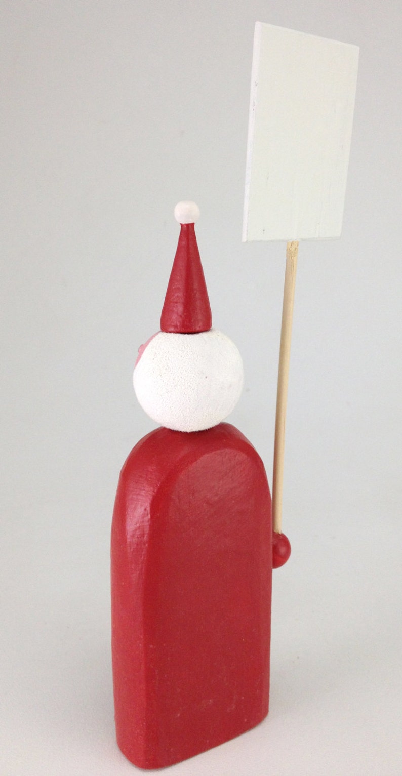 Holiday Santa Rabbi or Elf Figures with Custom Signs | Etsy