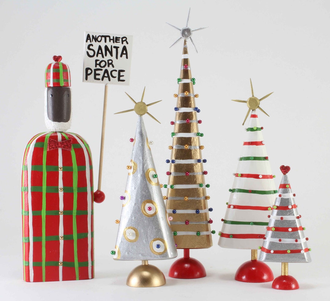 Oh Christmas Tree Holiday Decoration Folk Art Christmas - Etsy