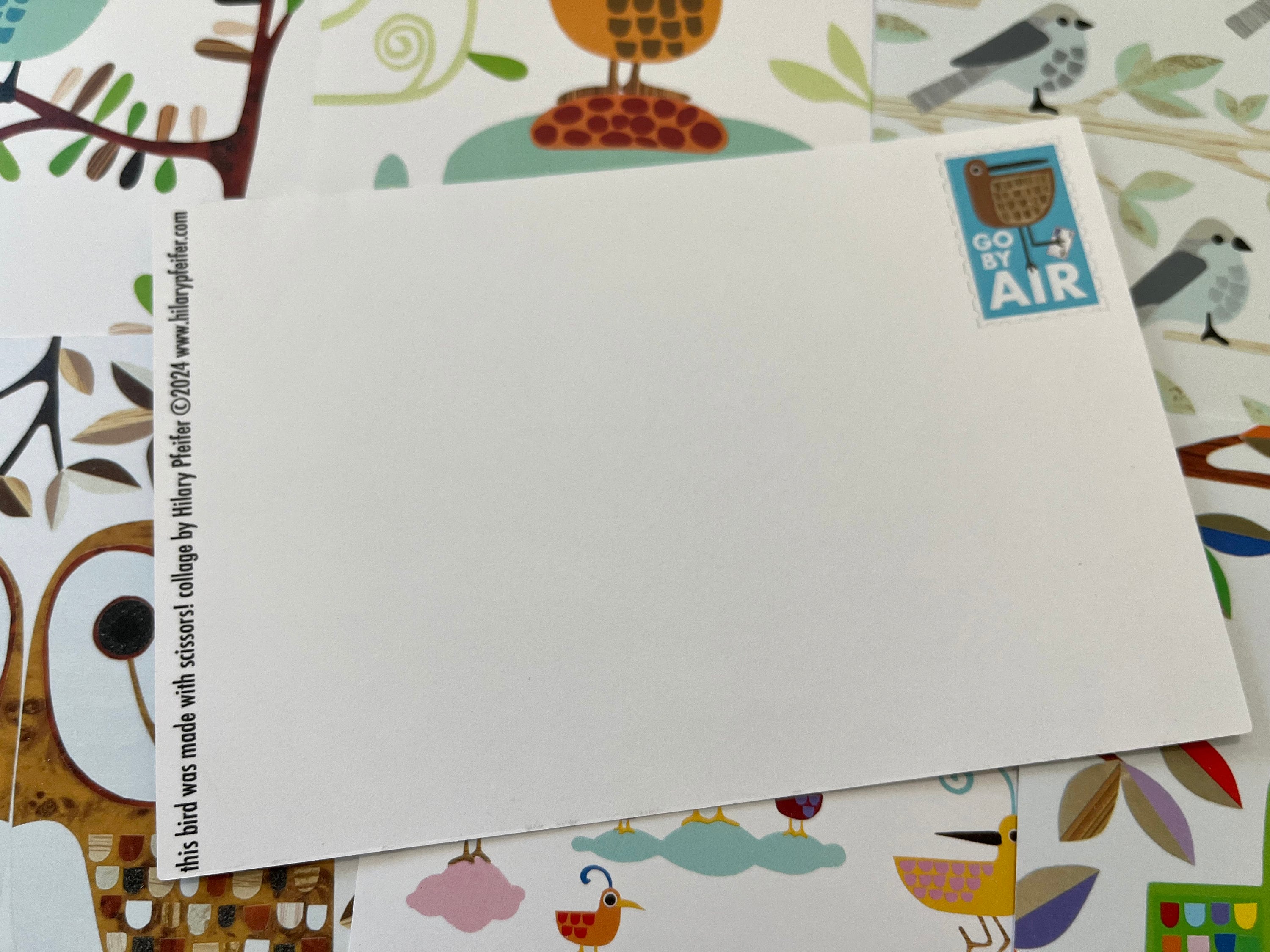 Feathered Friends Birds Postcard Set | Snail Mail Greetings | Make a ...