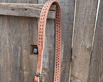 Custom Handmade Leather Headstalls With Gunslinger Detail Stitching. - Etsy
