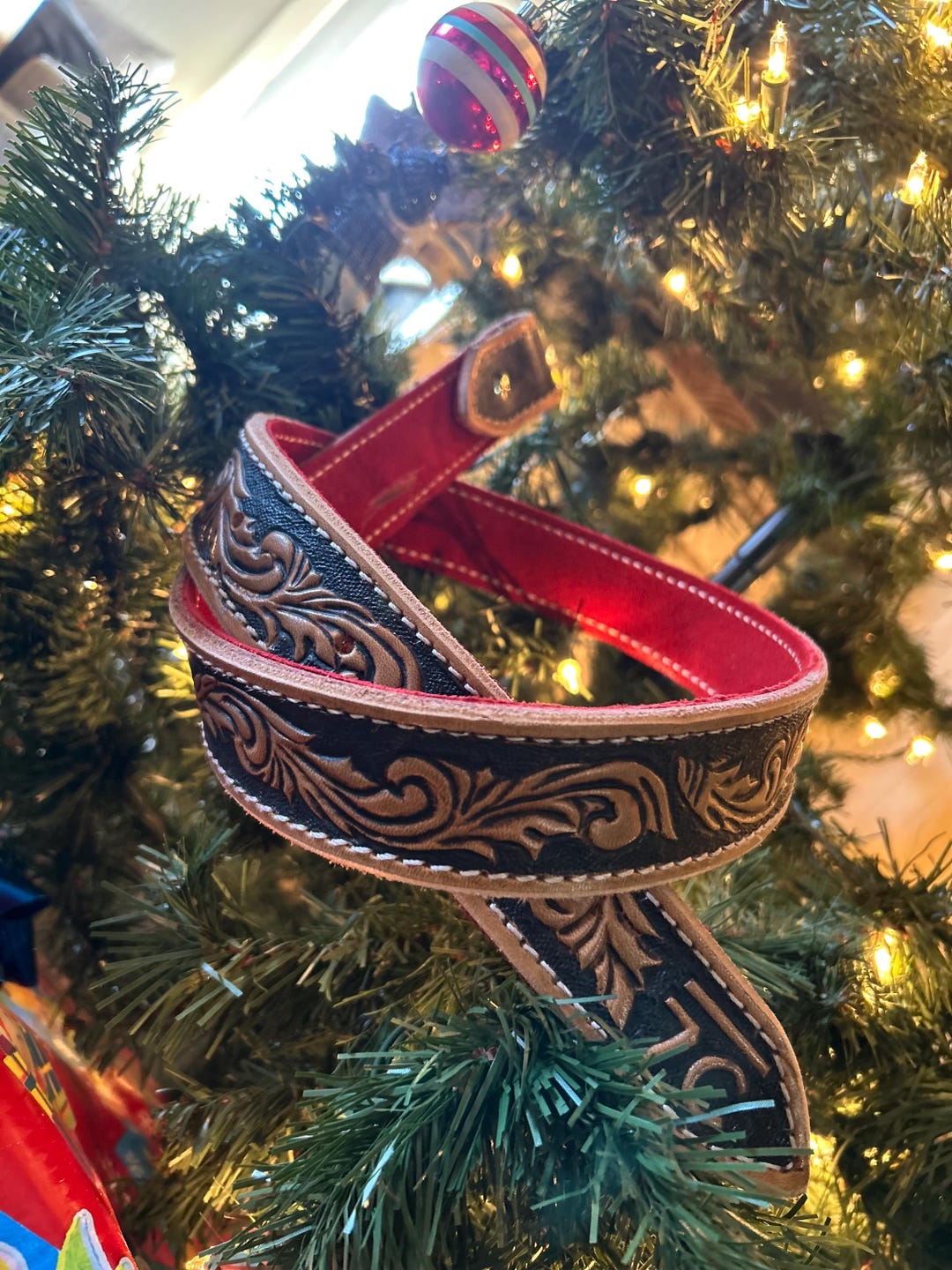 Custom Handmade Buckstitched Leather Belt - Etsy