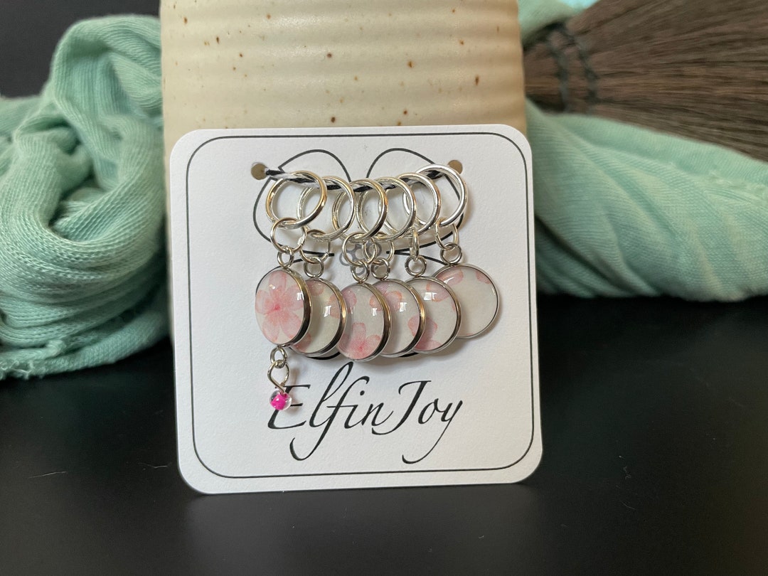 Sakura Stitch Markers - Etsy