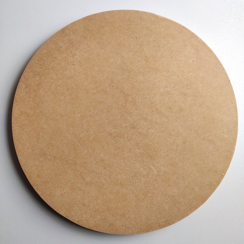 Round MDF Art Board: DIY Clock or Painting Base - Etsy