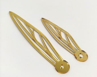 Mirrored/colored Acrylic Hands for Wall Clocks DIY With Second Hand Pin ...