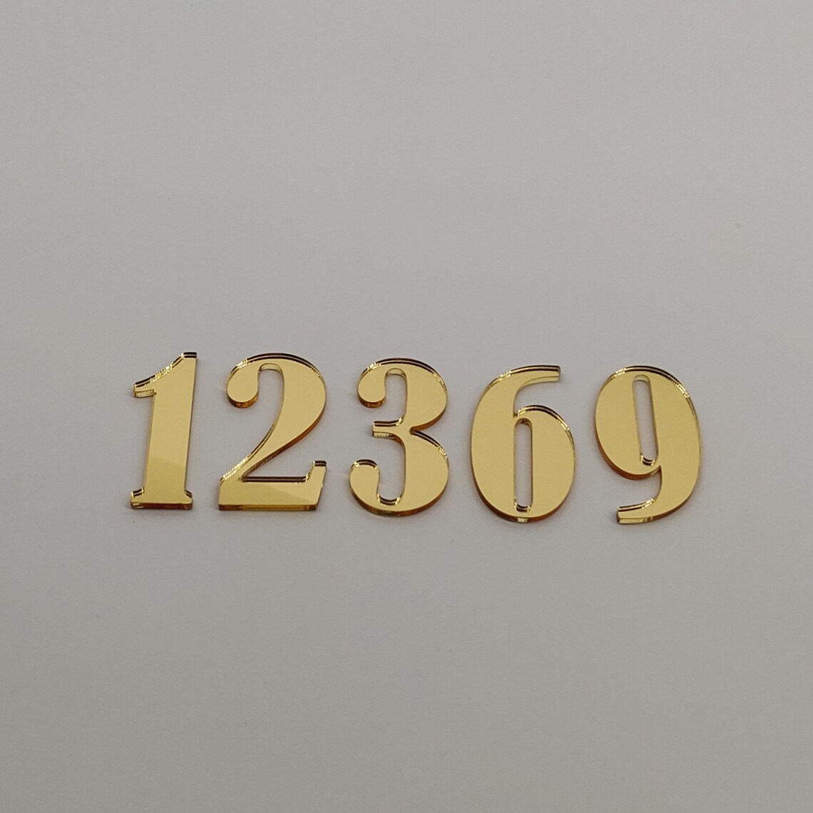 Mirrored/colored Acrylic Arabic Numerals for Wall Clocks DIY Resinart ...