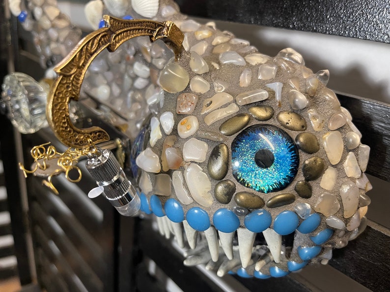 Angler Fish segal, Deep Sea Fish, Lantern Fish, Mosaic, Sculpture ...