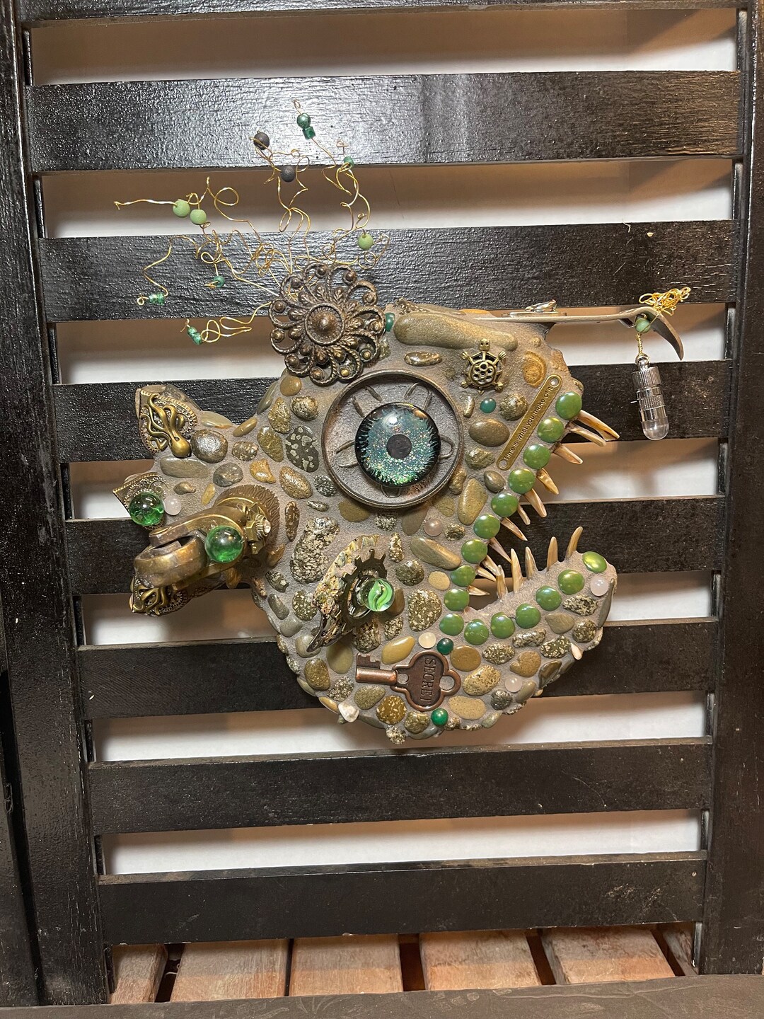 Angler Fish, lawrence Deep Sea Fish, Lantern Fish, Mosaic, Sculpture ...