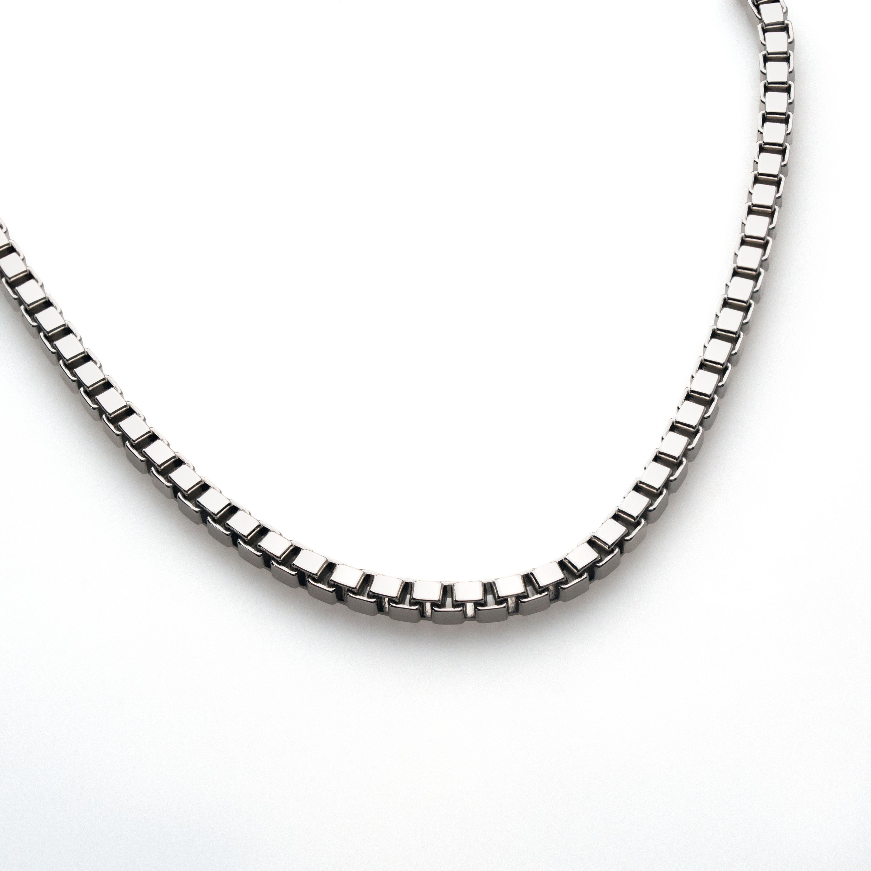 Real Solid 925 Sterling Silver Box Chain 1-3mm Necklace for Men or ...