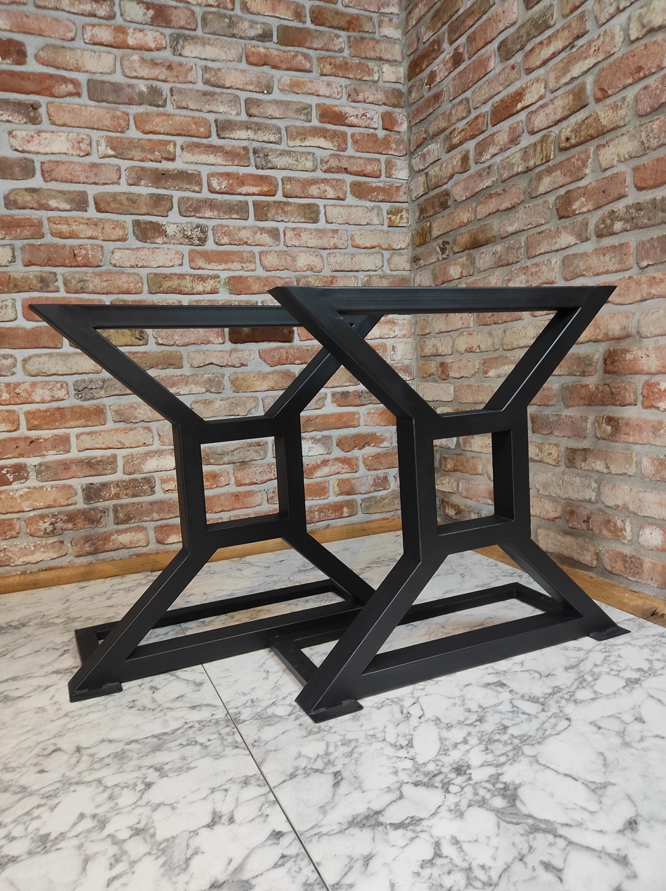 Hourglass Metal Legs, Metal Table Leg, Steel Table Leg, Contemporary Table Leg, Modern Table Leg ...