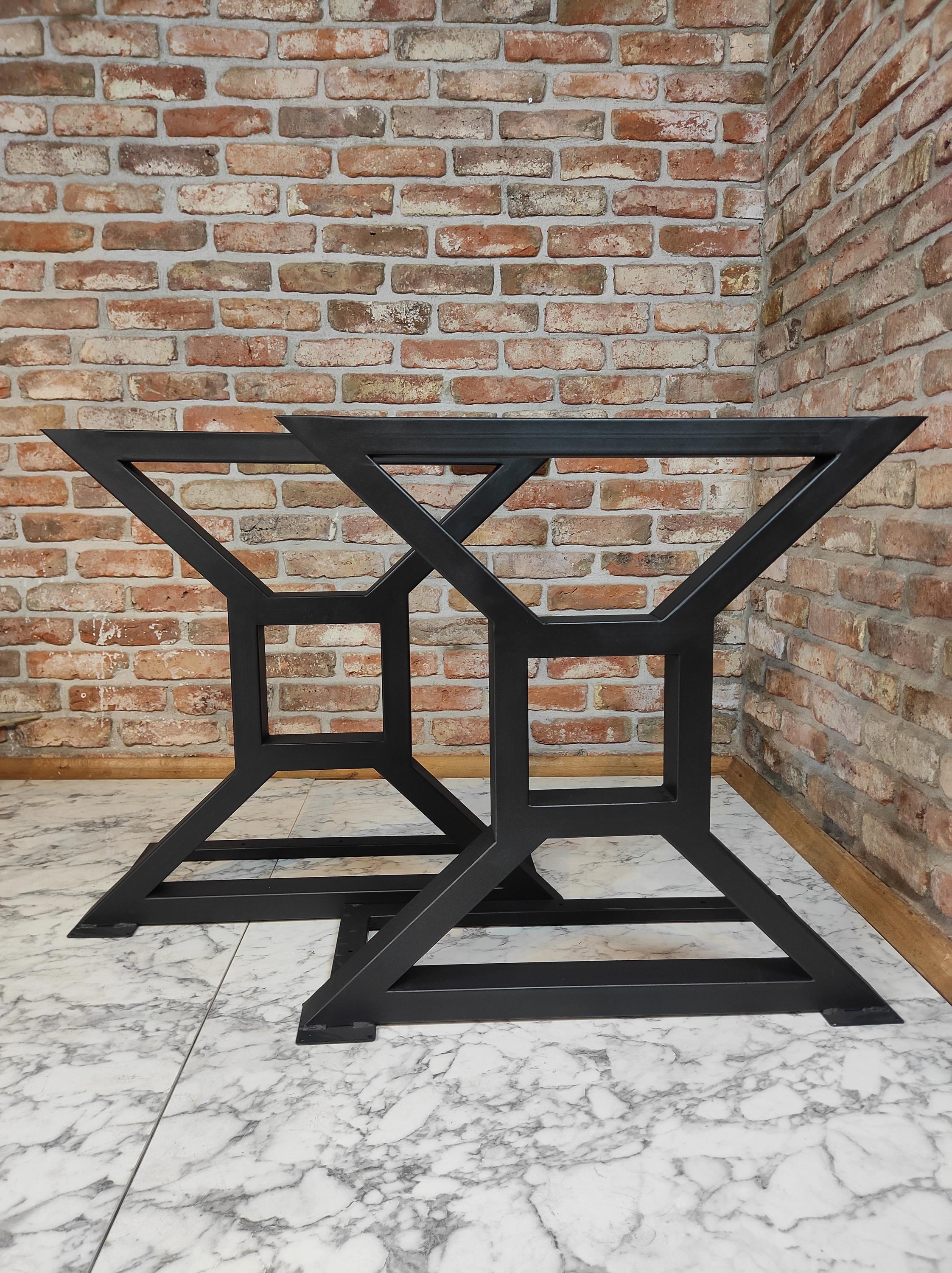 Hourglass Metal Legs, Metal Table Leg, Steel Table Leg, Contemporary Table Leg, Modern Table Leg ...