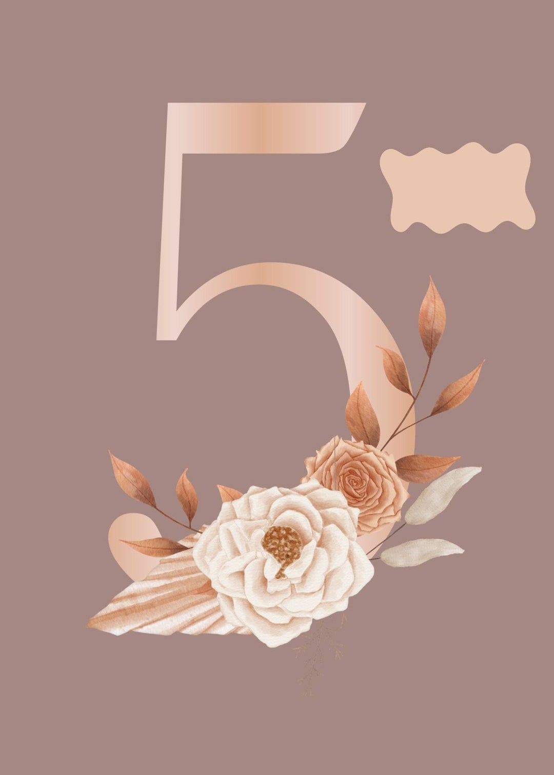 Cute Printable Table Numbers - Etsy