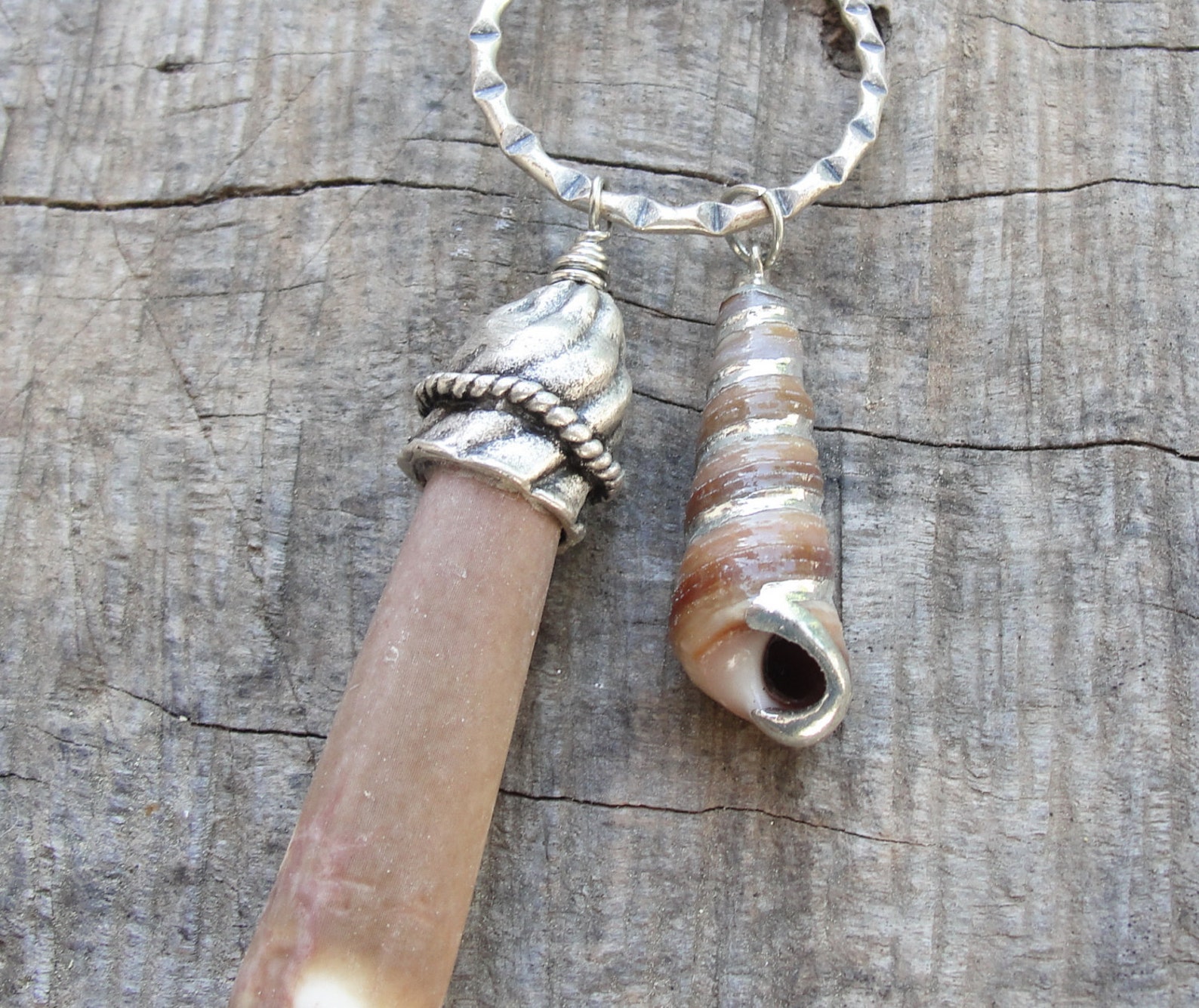 Sea Urchin Spine and Seashell Necklace - Tribal - Etsy