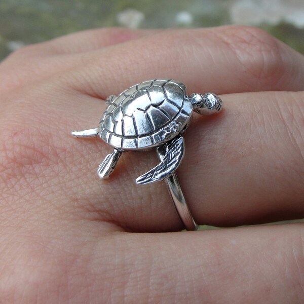 Sea Turtle Ring - Etsy