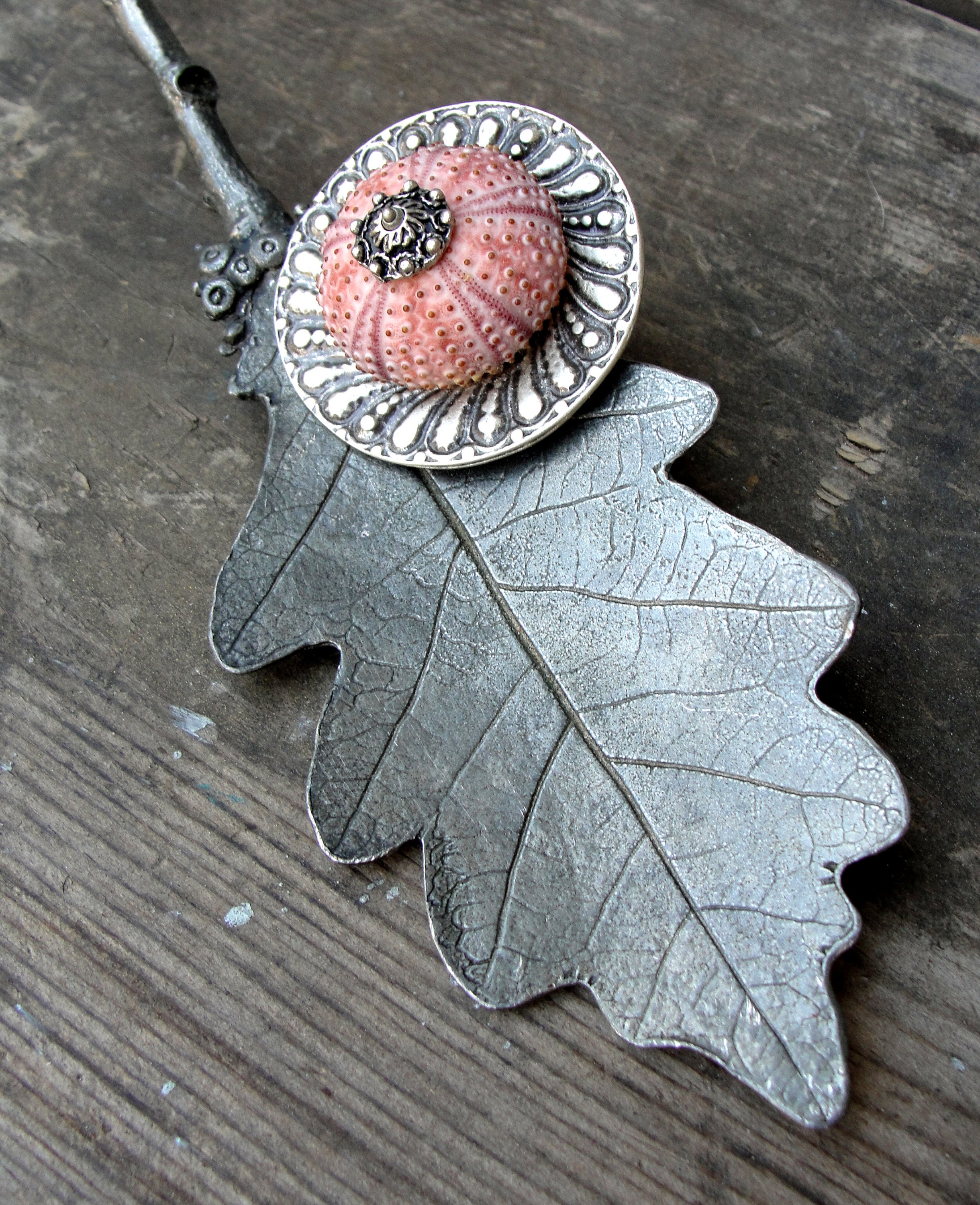 Big Pink Sea Urchin Ring Large Cocktail Ring Beach Jewelry - Etsy