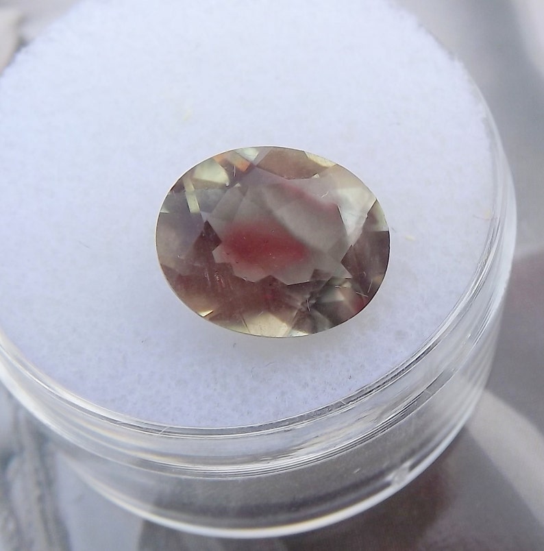 Color Change - Green Andesine Labradorite Loose Gemstone - Green - Red ...