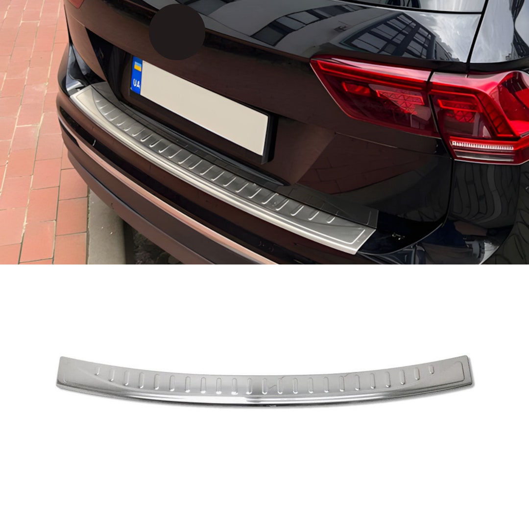 Stainless Steel Chrome Rear Bumper Protector Volkswagen Tiguan 2021 ...