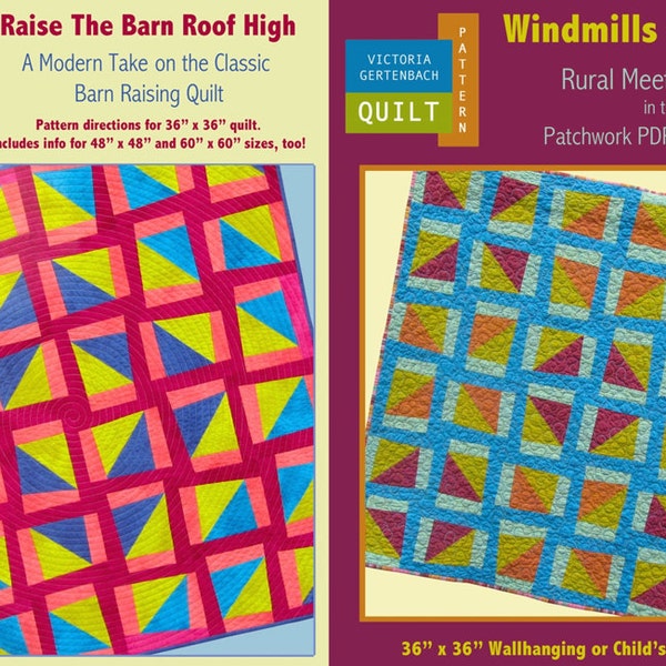 Raise the Roof Quilt Pattern - Etsy