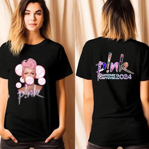 P!nk Summer Carnival Tour Tshirt, Trustfall Album Tshirt, Pink Tour Tee ...
