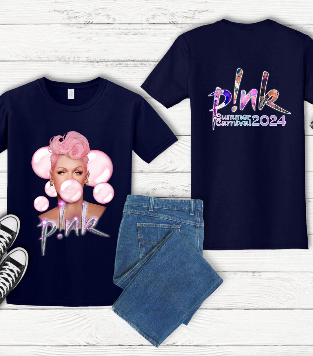 P!nk Summer Carnival Tour Tshirt, Trustfall Album Tshirt, Pink Tour Tee ...