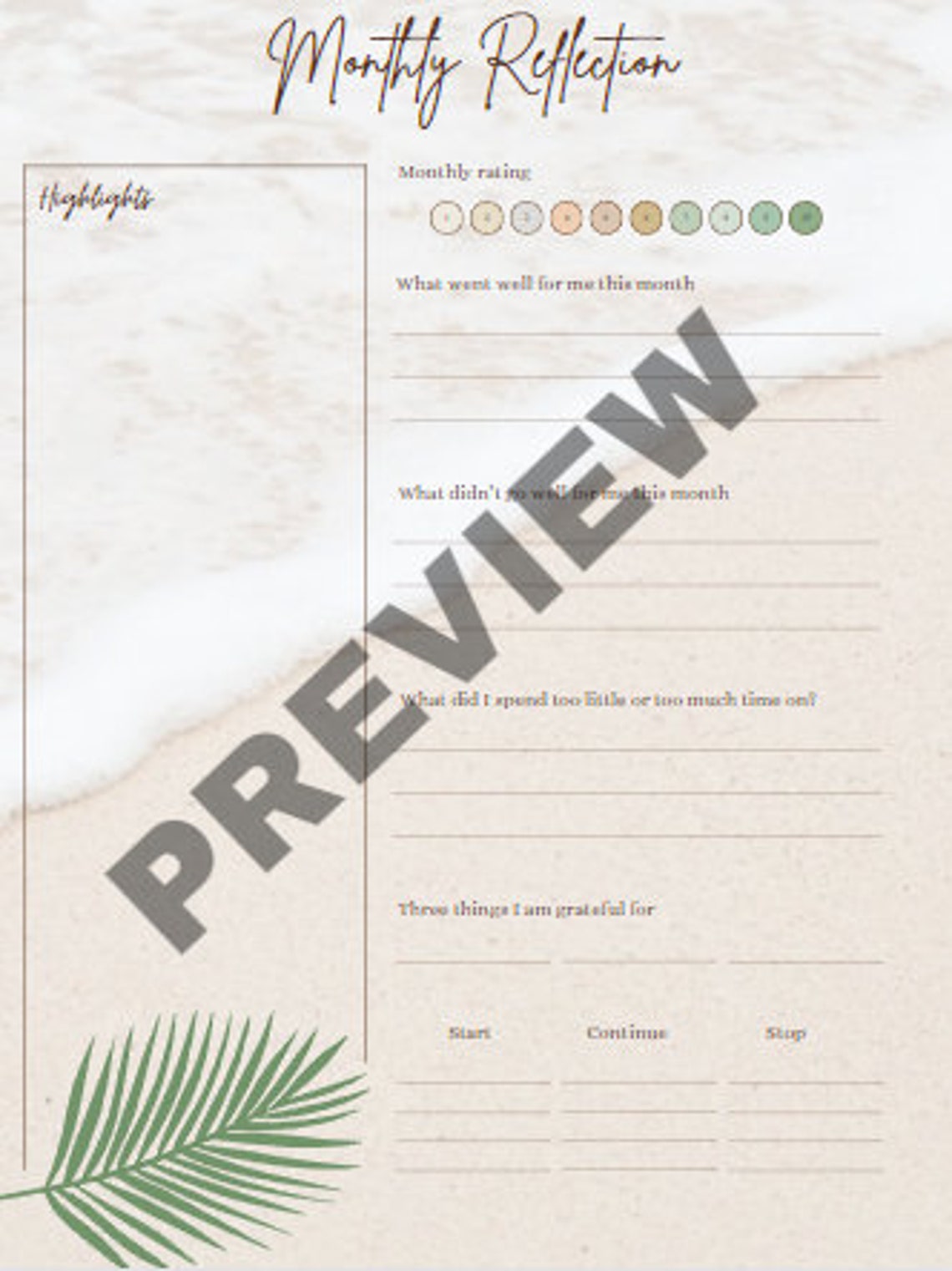 Planner Template A Boho Chic Printable or PDF Goodnotes Meal Plan ...