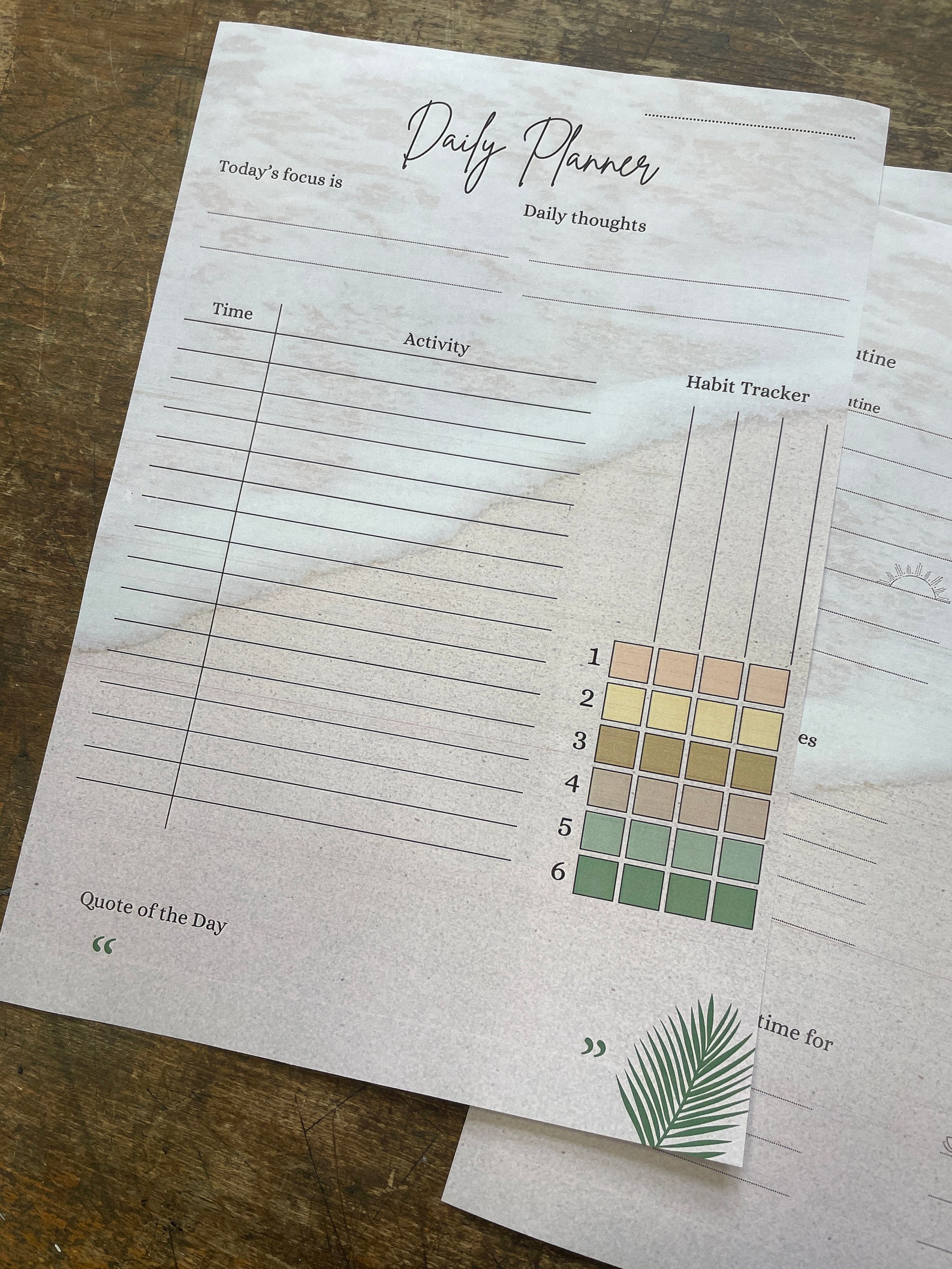 Planner Template A Boho Chic Printable or PDF Goodnotes Meal Plan ...