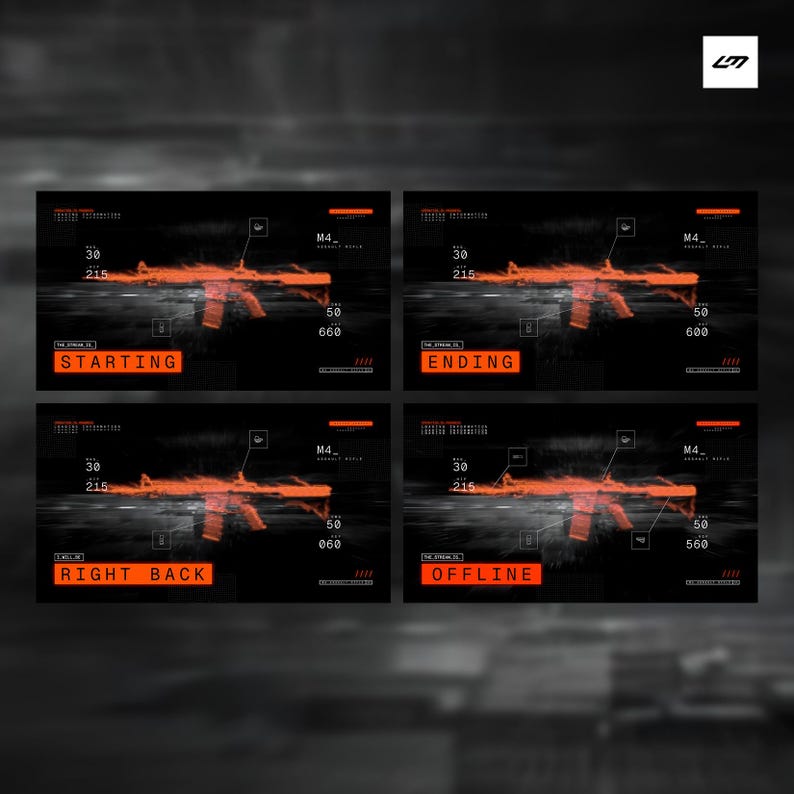 Pacote de sobreposições para transmissões Tech Warfare – Conjunto de ...