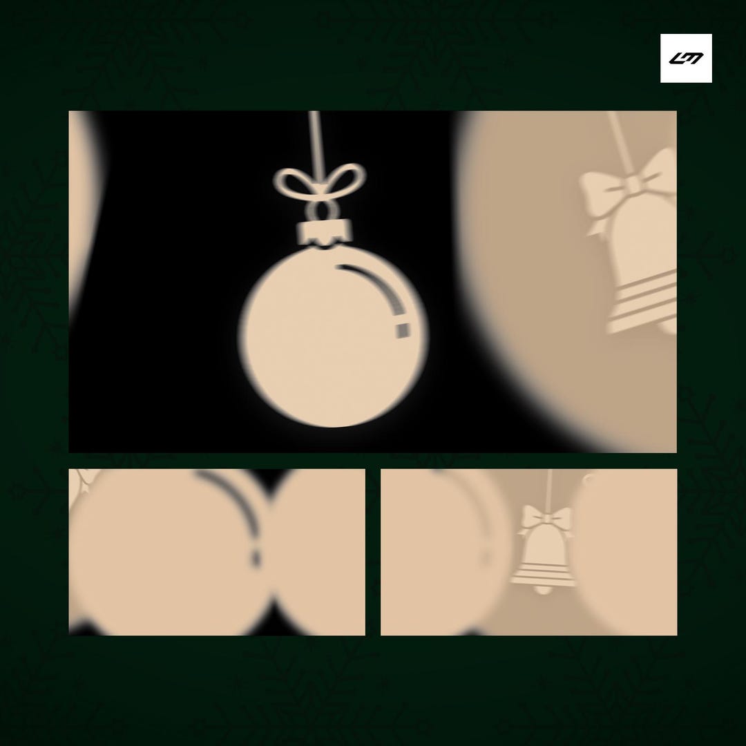 Animated Christmas Stinger – Gold Ornament Holiday Stream Transition - Etsy