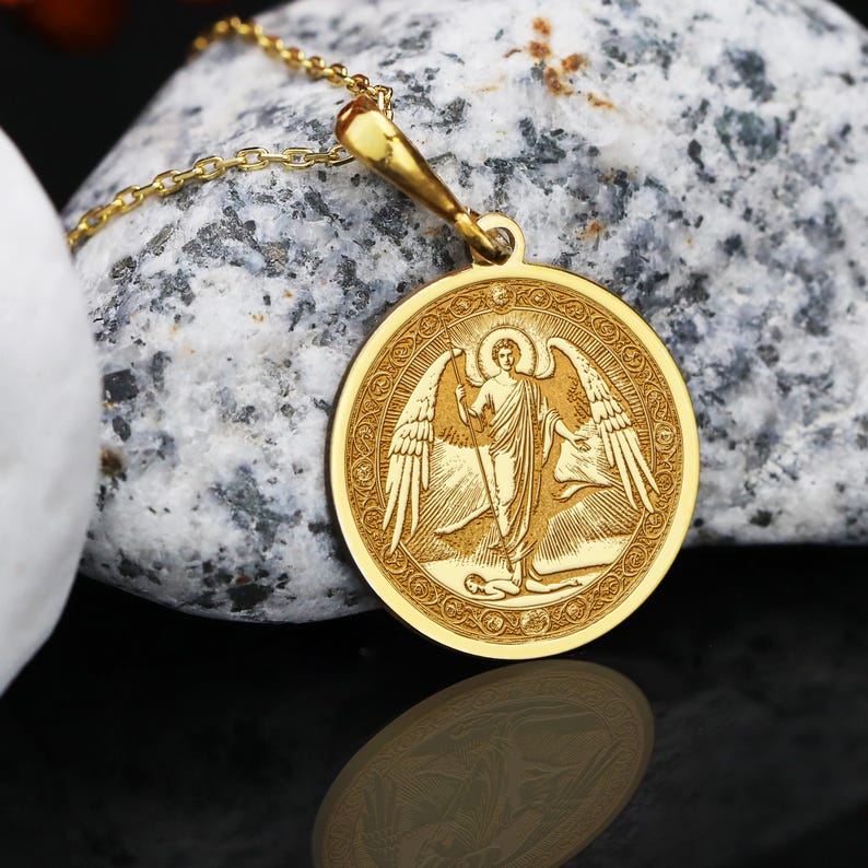Archangel Raphael Necklace – Angel of Healing & Guidance Pendant ...