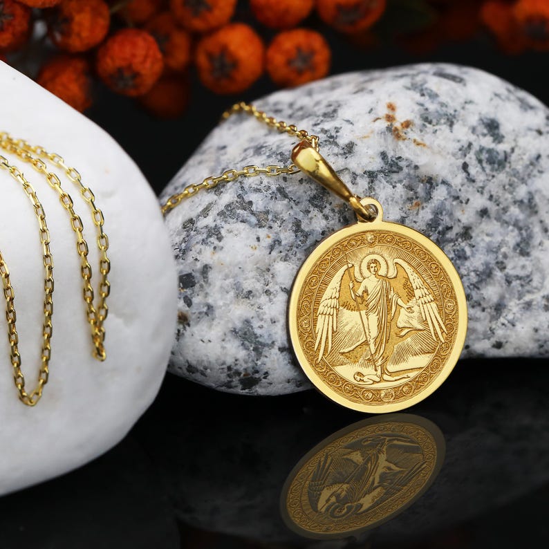 Archangel Raphael Necklace – Angel of Healing & Guidance Pendant ...