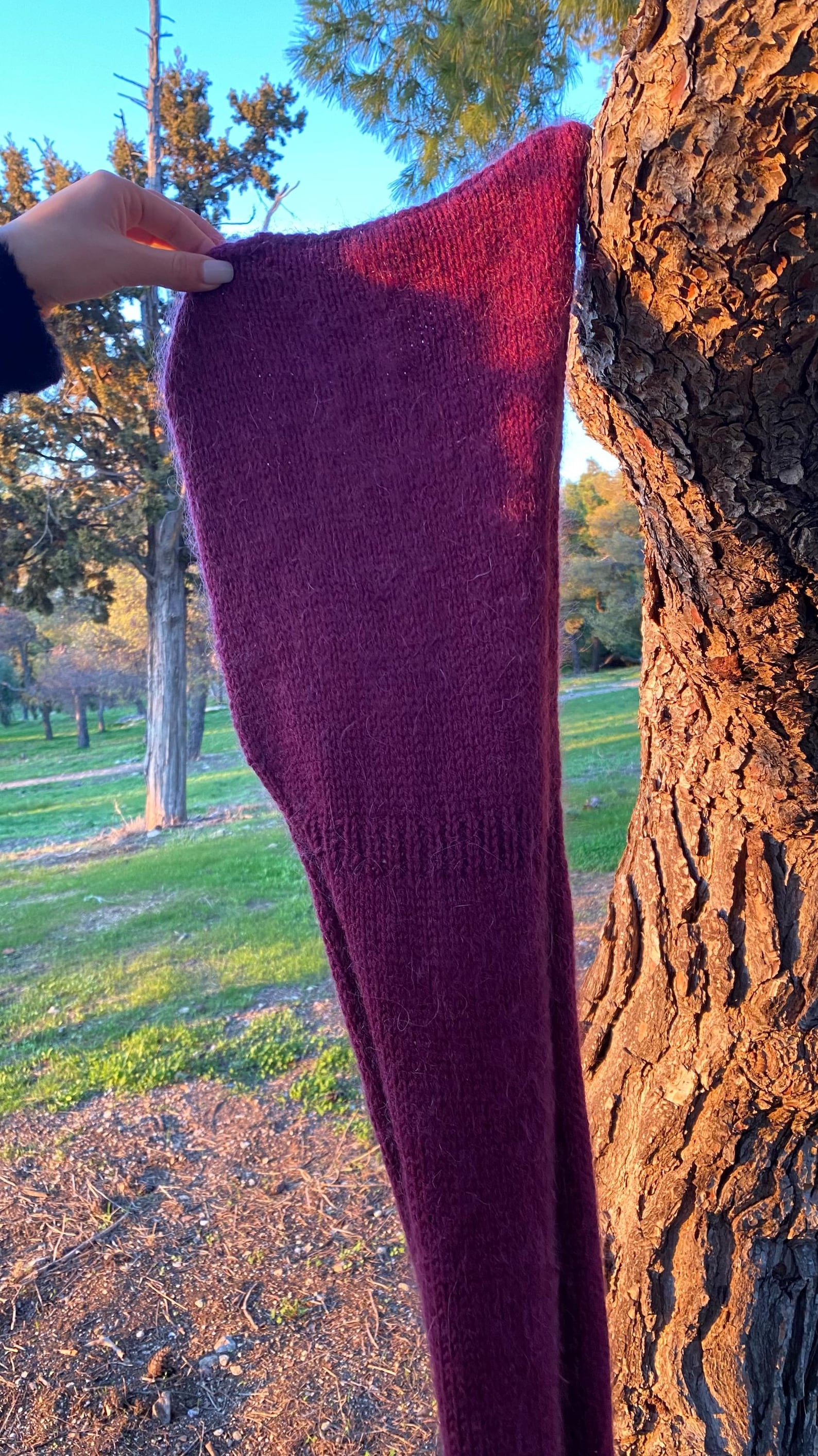 Cozy Hooded Scarf Knitting Pattern Hand-knitted Scarf With Hood Winter ...