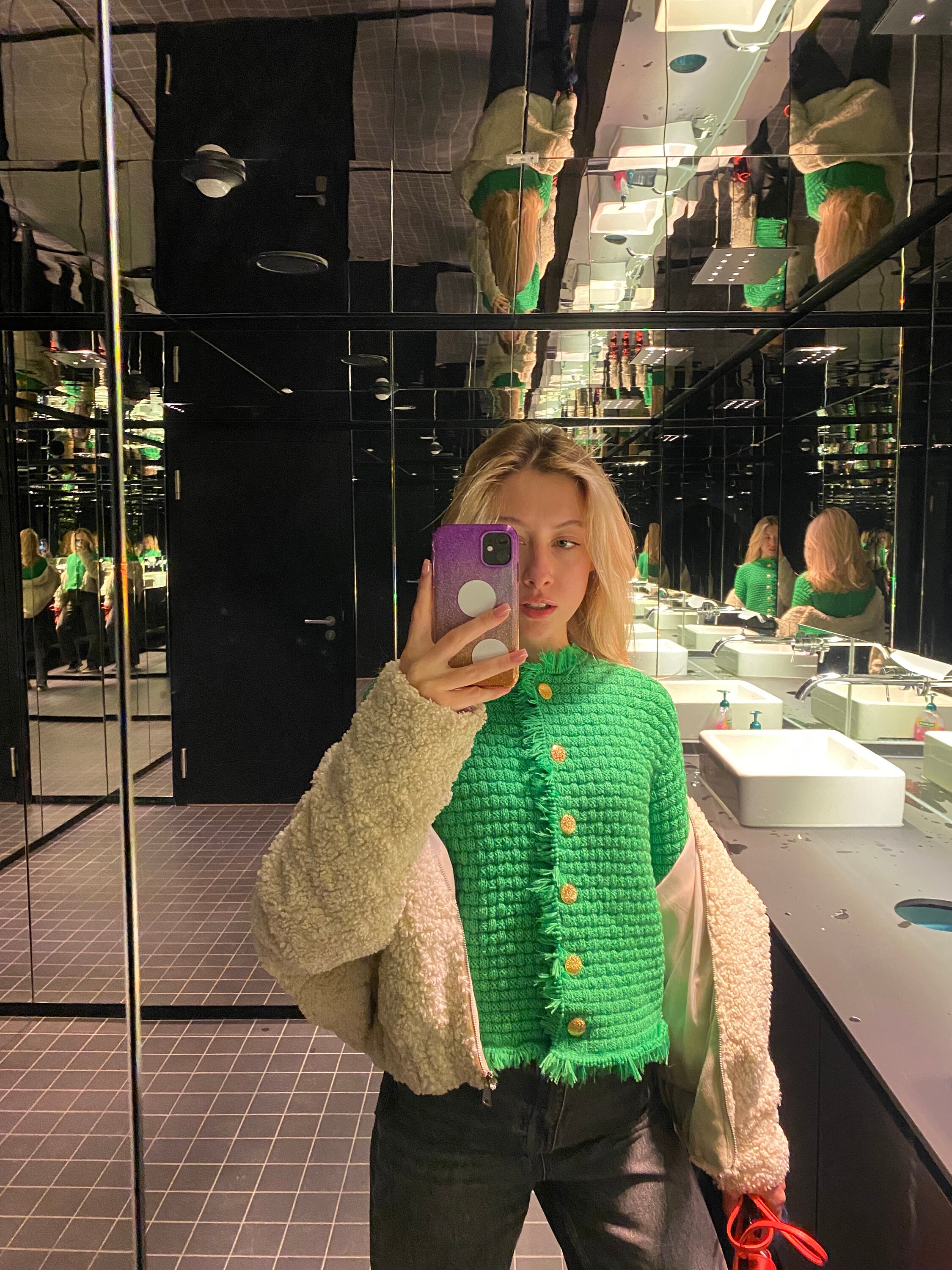 Green Knitting Cardigan Pattern for Beginner With Tutorial - Etsy