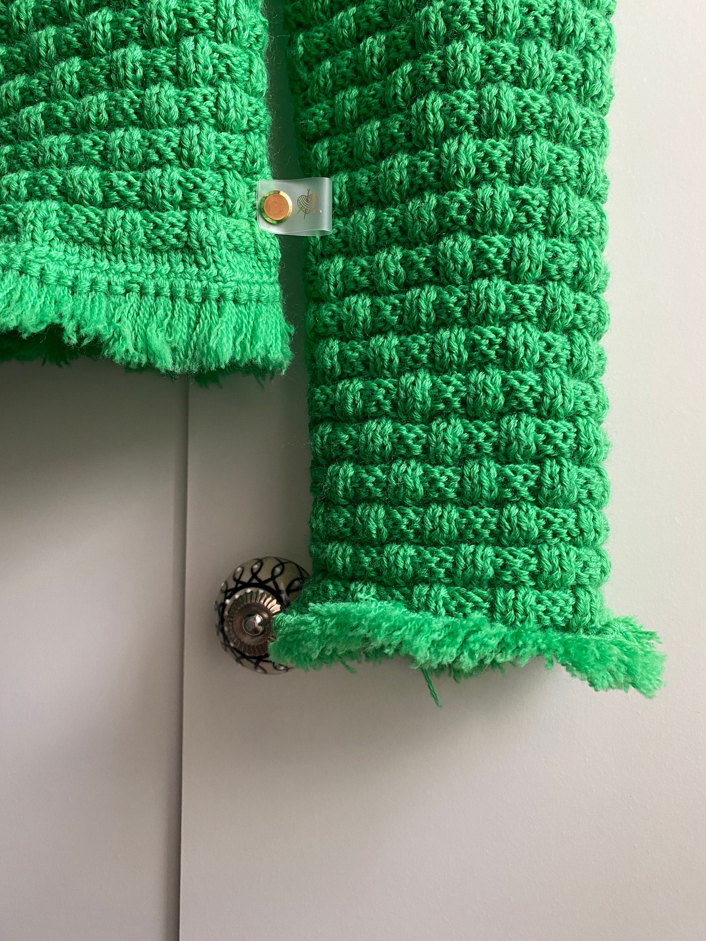 Green Knitting Cardigan Pattern for Beginner With Tutorial - Etsy