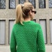 Green Knitting Cardigan Pattern for Beginner With Tutorial - Etsy