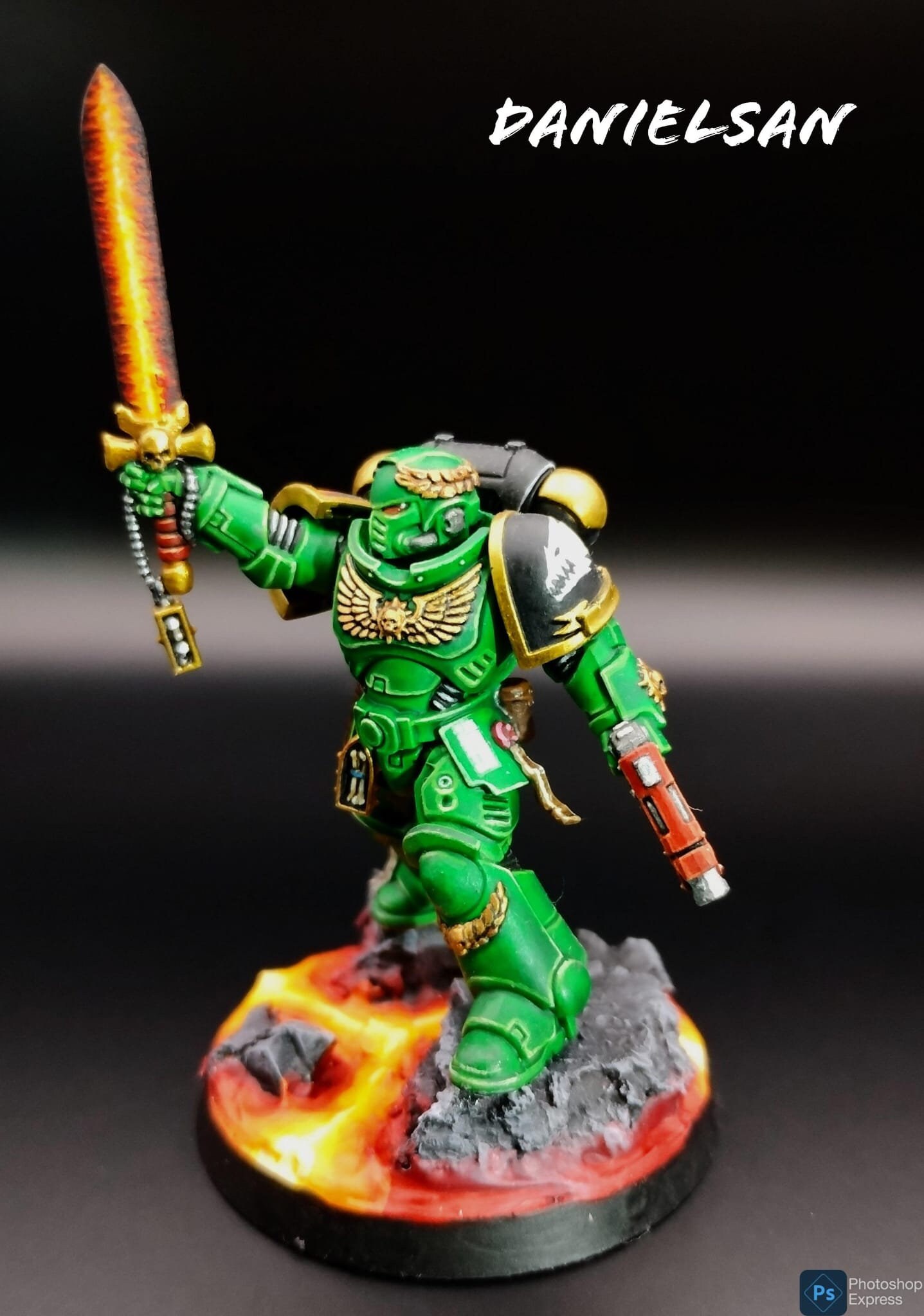 Warhammer Salamanders Lieutenant Pro Painted - Etsy