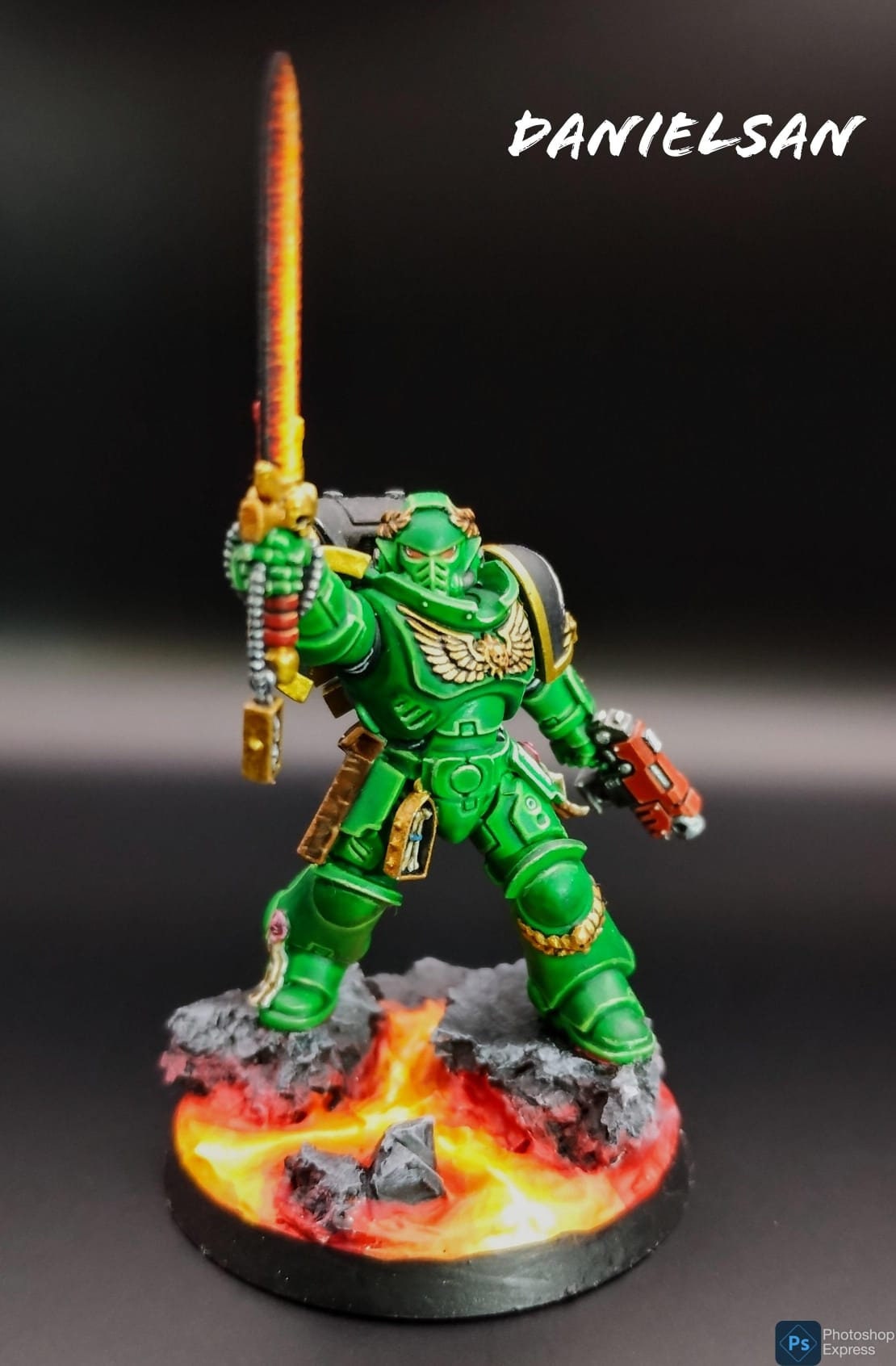 Warhammer Salamanders Lieutenant Pro Painted - Etsy