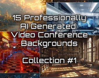 Digital Background Collection #13 | Zoom Backgrounds | Teams ...