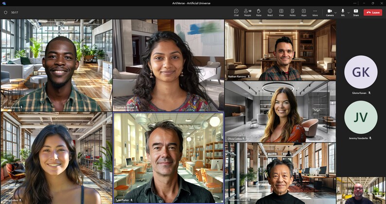 Virtual Office Backgrounds Bundle 1 Zoom Backgrounds Teams Backgrounds ...