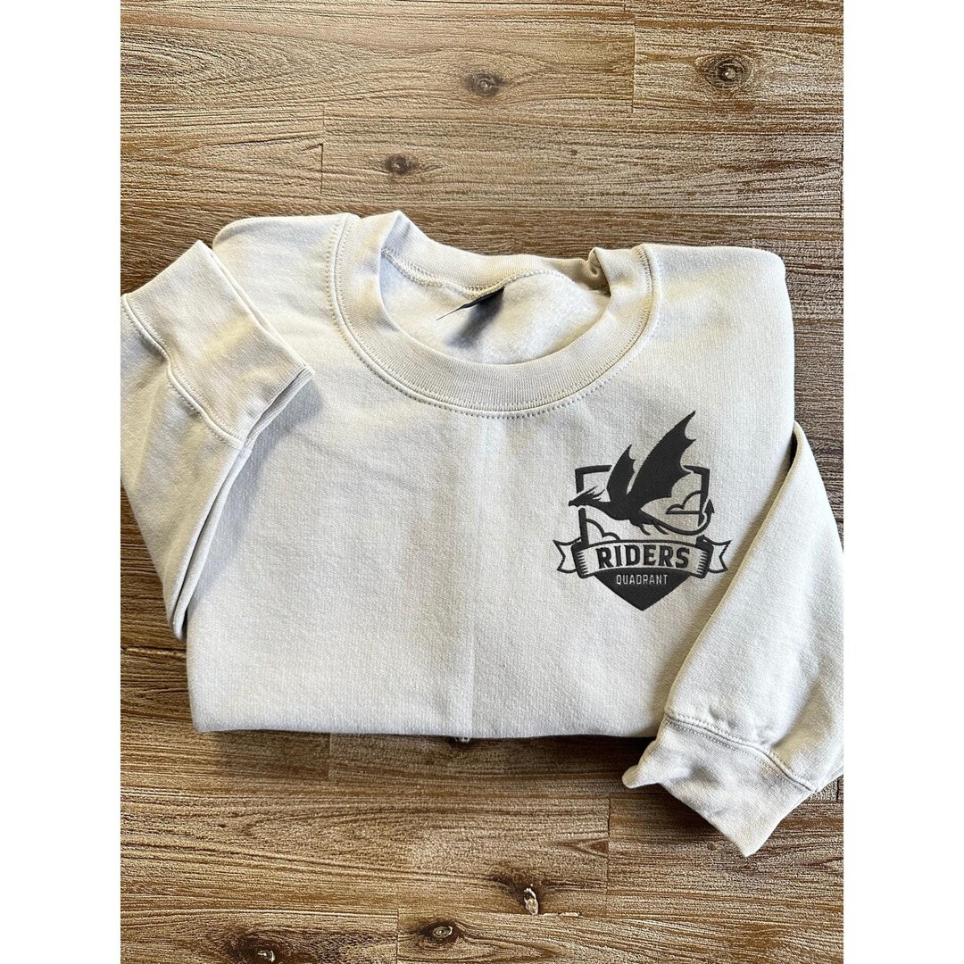 Embroidered Riders Quadrant Basgiath War College Sweatshirt, Fourth ...