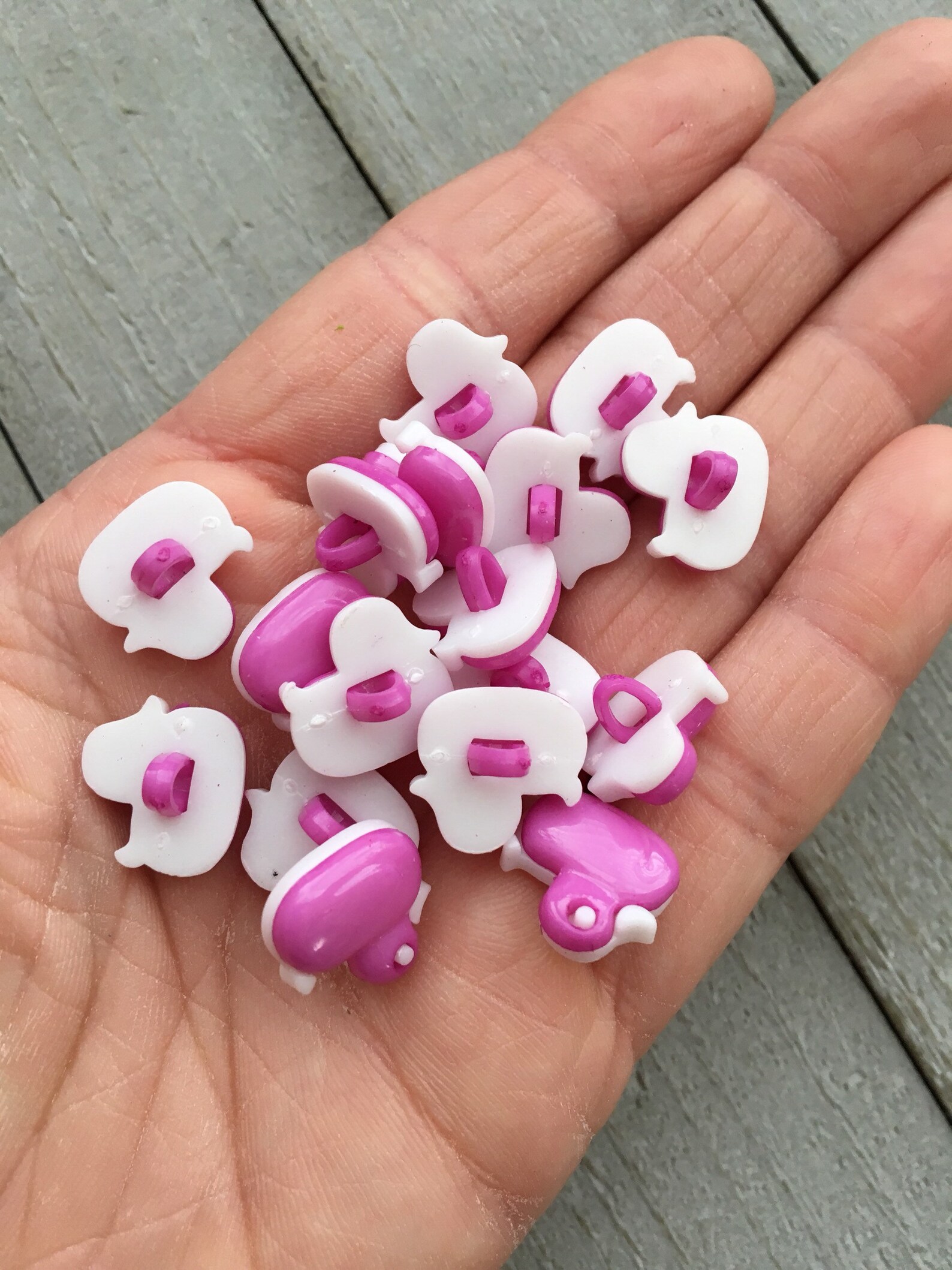 20 Purple Duck Plastic Shank Buttons for Sewing Crochet - Etsy