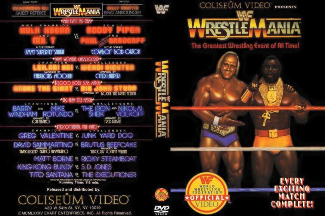 WRESTLEMANIA 1 - Etsy