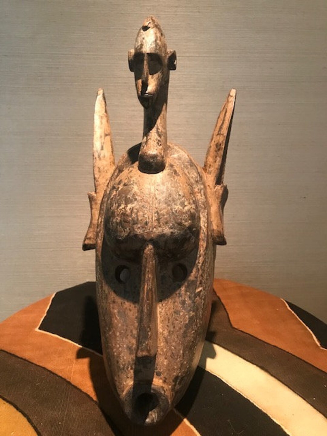 R-26 Sénoufo Wooden Mask Sénoufo Mask African Mask Old African Mask Old ...