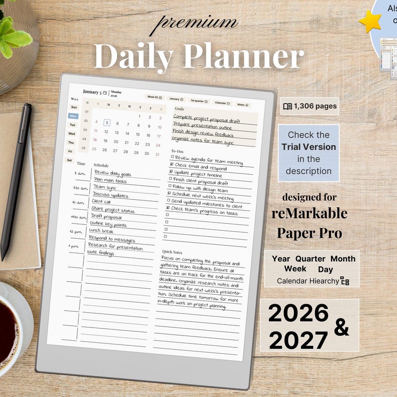 Week Diary 2026 - Etsy UK