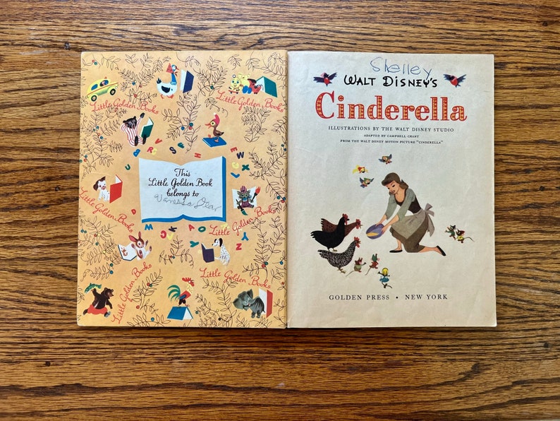Walt Disney's Cinderella A Little Golden Book 1950 - Etsy
